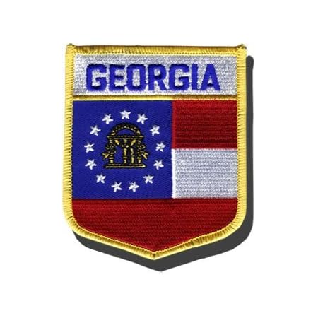 Amazon.com: Flagline Georgia (2003) - State Shield Patch : Arts, Crafts ...