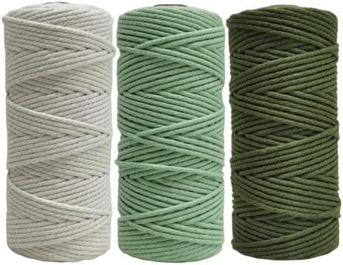 500 Meter Natural Cotton Macrame Cord 3mm Rope in Bulk Wholesale for ...