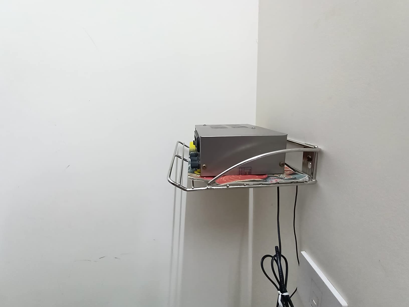 Buy VASLUP Stainless Steel Set Top Box/Wi-Fi Router Stand/Wall Mounted ...