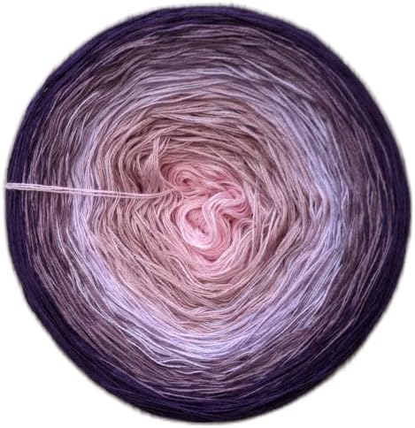 Ombre Yarn - 1000 Meters - 3ply - Mandala Gradient Cake (Zebra ...