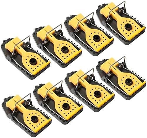 BOMPOW Mouse Traps Reusable Snap Mice Traps That Work Rodent Killer ...