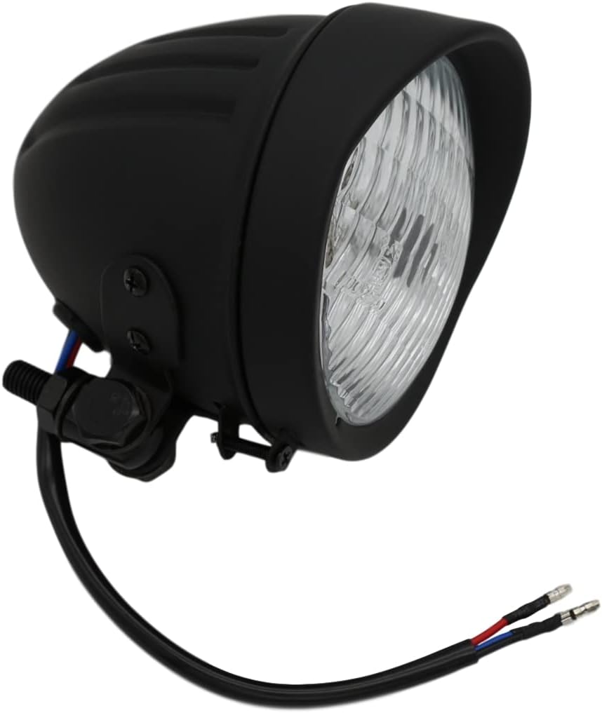 Amazon.com: TASWK 5.5" Motorcycle Headlight For Cruiser Chopper Cafe ...