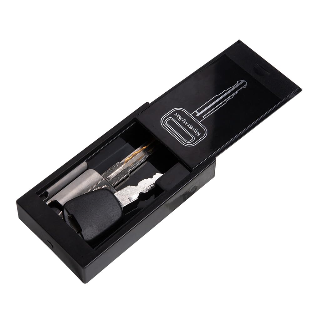 Mealivos Magnetic Key Hider, Outdoor Hidden Storage Compartment for Car ...