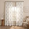 Amazon.com: French Country Floral Linen Curtains for Living Room Dining ...