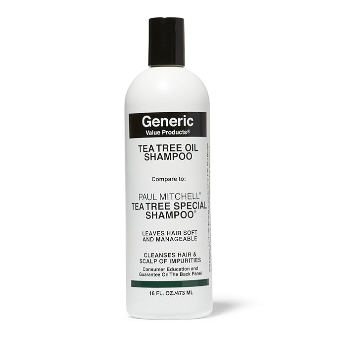 Amazon.com : Generic Value Products Tea Tree Oil Shampoo, Leaves Hair ...