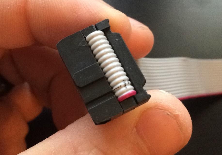 Amazon.com: uxcell 2pcs FC14P 14-Pin DIY Extension Flat Ribbon Cable ...