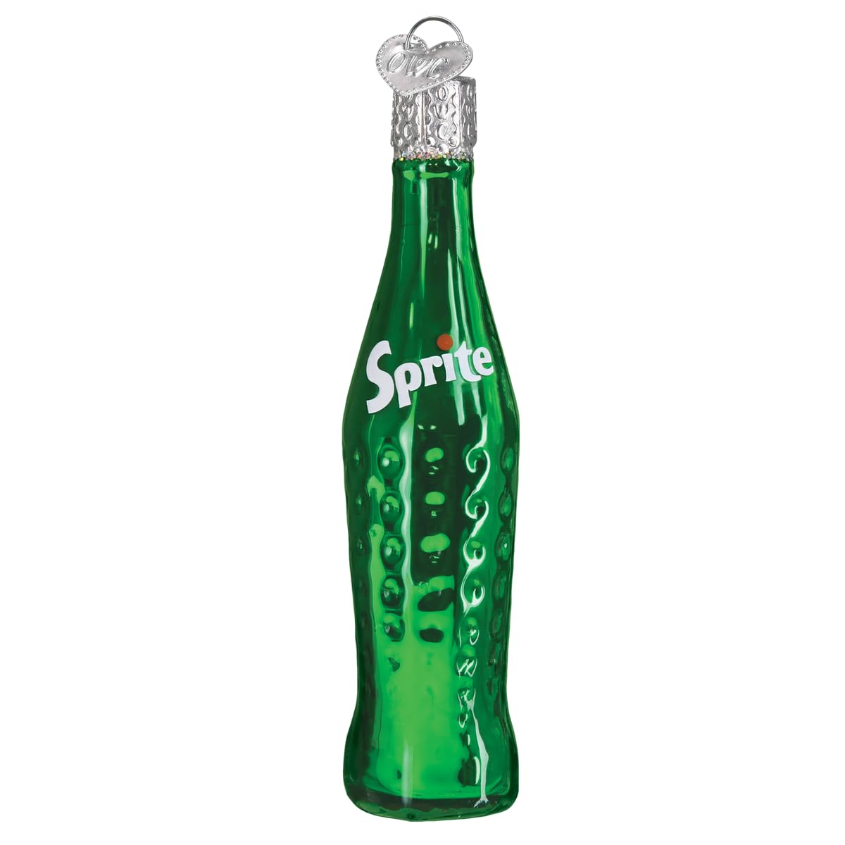 Amazon.com: Old World Christmas Sprite Bottle Glass Blown Ornament for ...