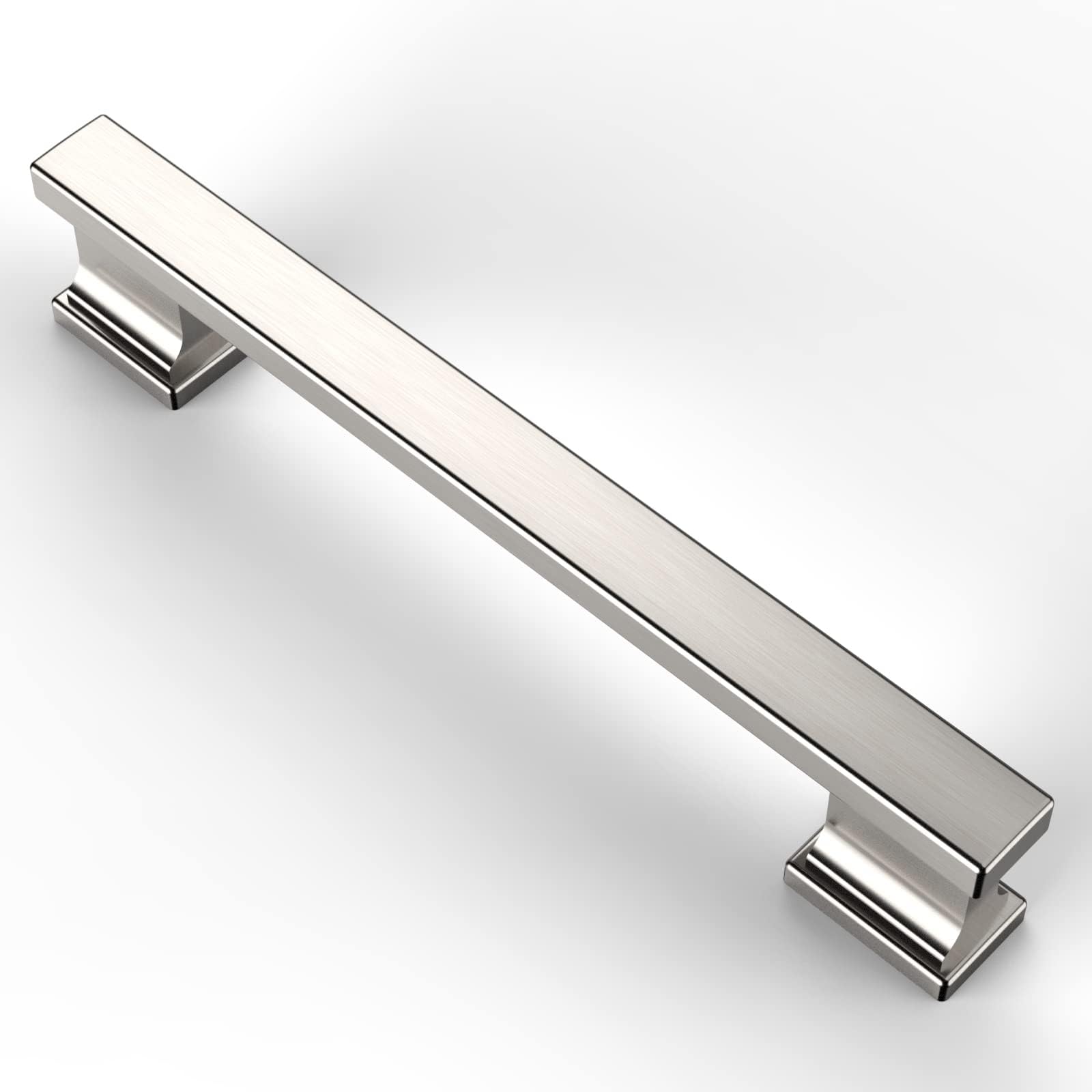 CAULDHAM 10 Pack Solid Kitchen Cabinet Handles (7-1/2" Hole Centers ...