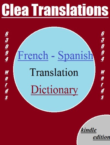 French To Spanish Dictionary (French Edition) eBook : Clea Translations ...