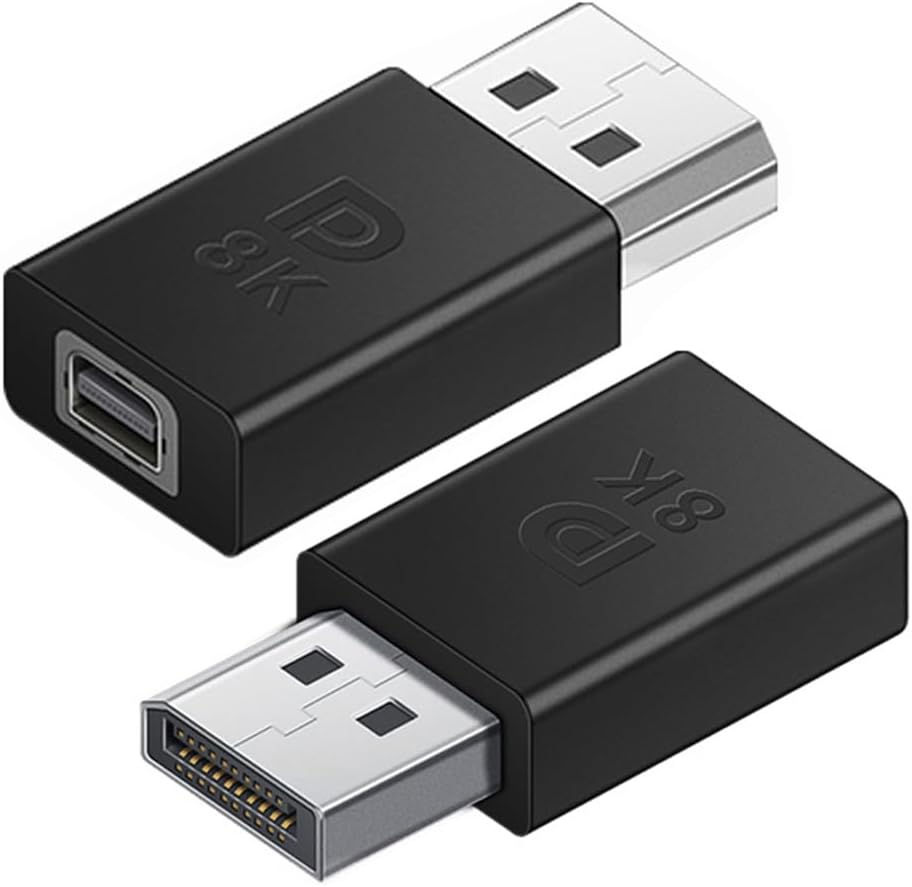 Amazon.com: Strhowill 2Pack 8K DP to Mini DP Adapter,DisplayPort Male ...