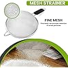 Amazon.com: Fine Mesh Strainer with thermo plastic rubber handle ...