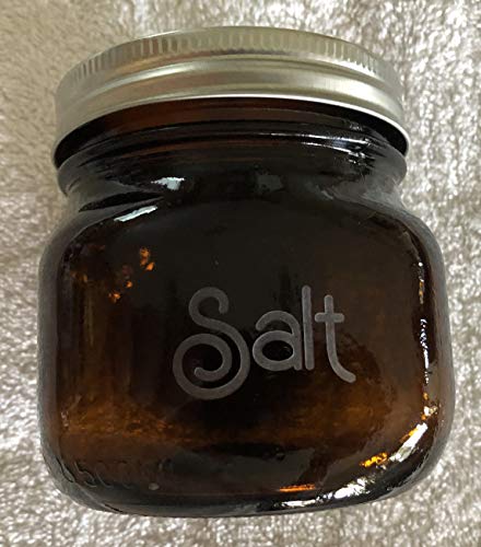 Amazon.com: Amber Salt Cellar - Etched Label : Home & Kitchen
