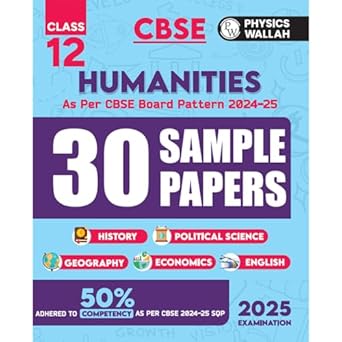 PW CBSE Class 12 Humanities Stream Combined 30 Sample Papers For 2024 ...