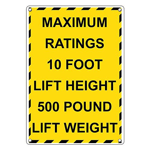 Amazon.com: Weatherproof Plastic Vertical Maximum Ratings 10 Foot Lift ...