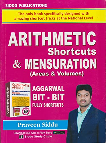 Arithmetic Shortcuts and Mensuration ( Area and Volumes ) [ RS Aggarwal - Quantitative Aptitude ...
