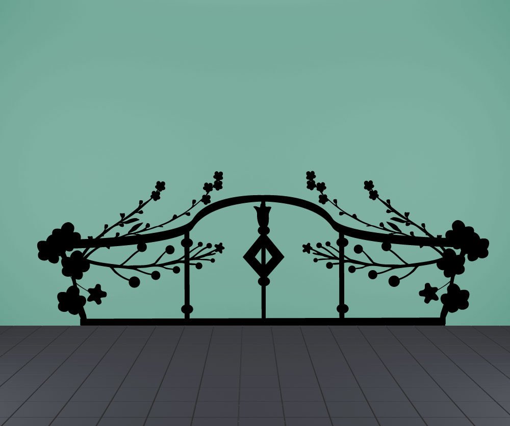 Amazon.com: Vinyl Wall Decal Sticker Bed Frame Item OS_MG155A : Tools ...