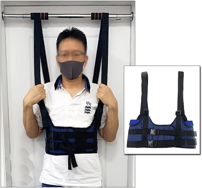 Back Stretcher Lumbar Traction Device Spine Decompression Belt for Pain ...
