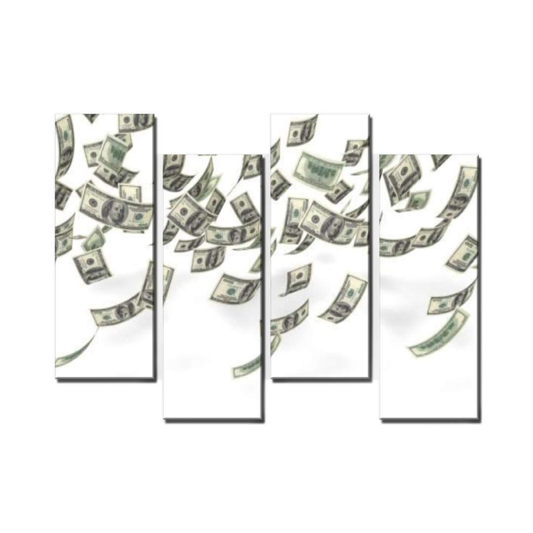 Money Falling From The Sky Drawing