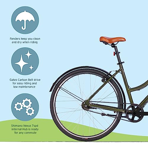 HEAD Groove Belt Drive Comfort Hybrid Bike in 3 Sizes ...