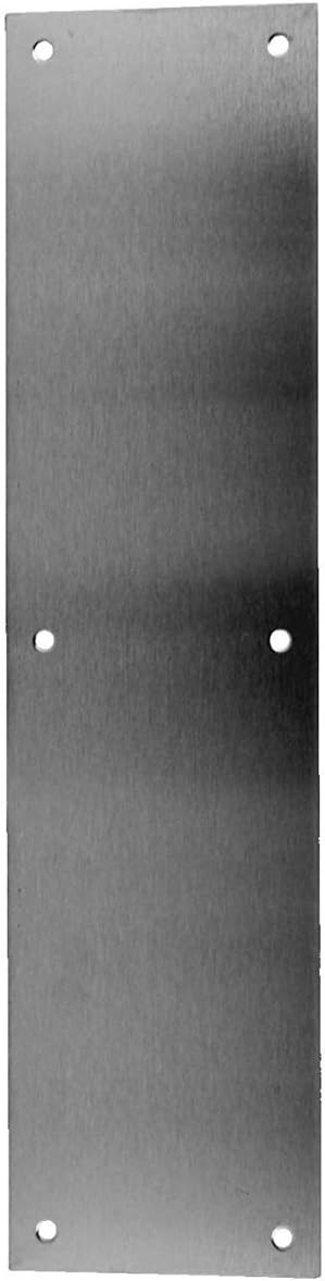 Push Plate Finish: Stainless Steel, Size: 3.5" H x 15" W x 0.05" D ...