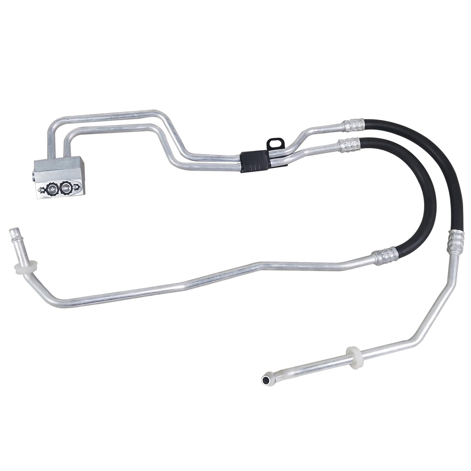 Amazon.com: Oil Cooler Line Hose Assembly Inlet & Outlet Compatible ...