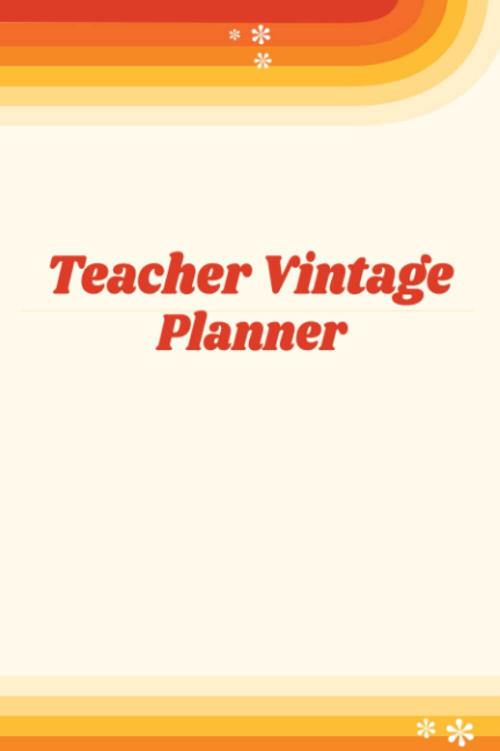 Amazon.com: Teacher Vintage Planner: Undated Teacher Planner And Lesson ...