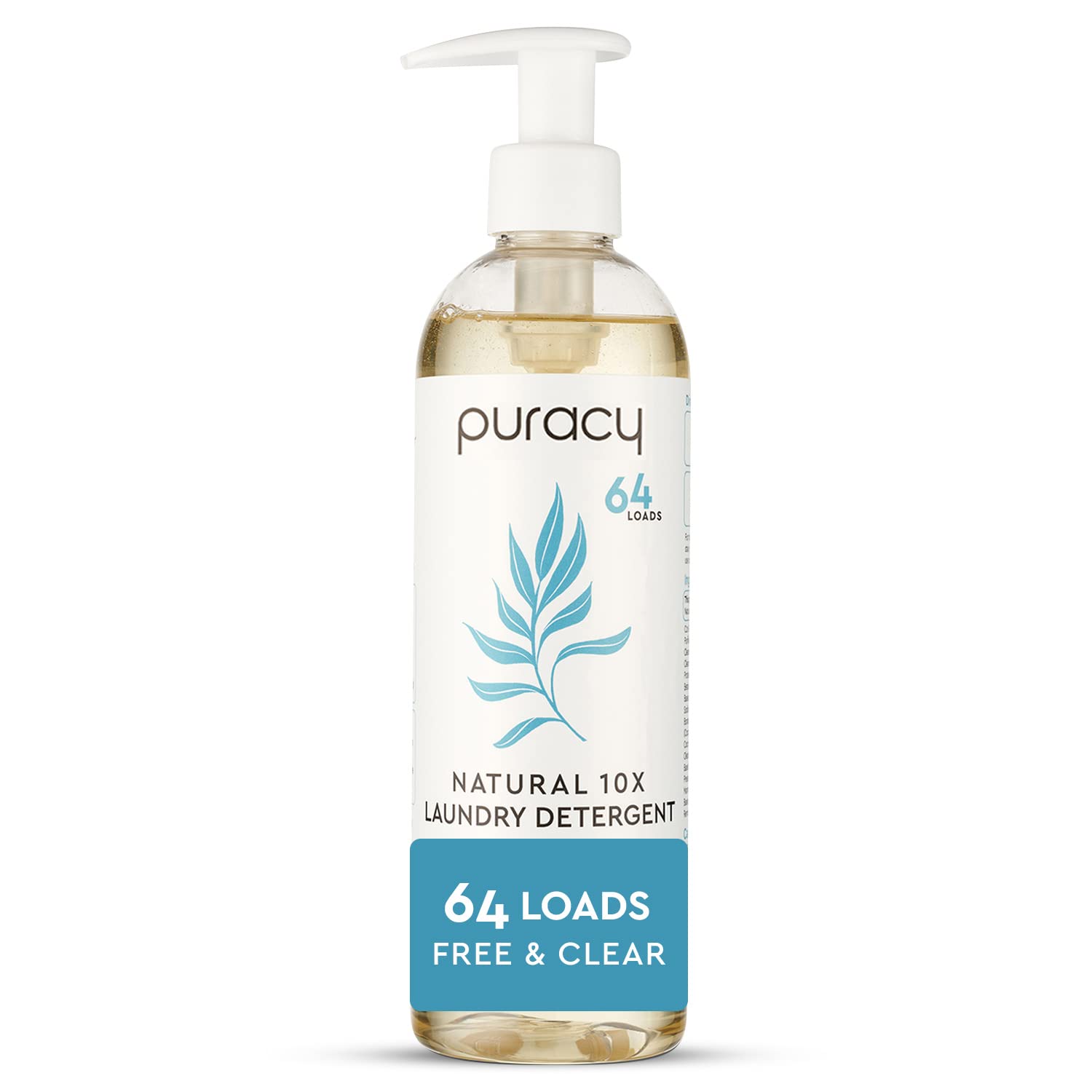 Buy Puracy Liquid Laundry Detergent, Hypoenic, Natural Stain Enzymes ...