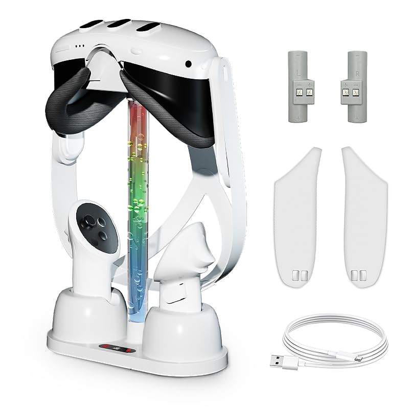 Buy BeisDirect VR Controller Charging Dock Compatible with Meta Quest 3 ...