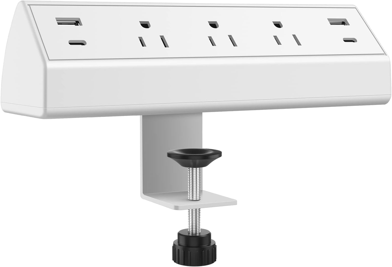 APC Desk Mount Power Station PE6U4, U-Shaped Surge Protector with USB ...