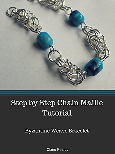 Step by Step Chain Mallie Tutorial: Byzantine Weave Bracelet (Macrame ...