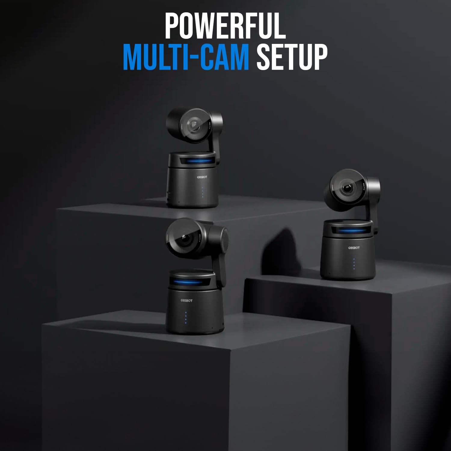 Snapklik.com : OBSBOT Tail Air AI-Powered 4K PTZ Streaming Camera Bundle (Black)