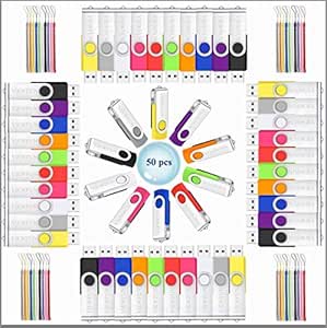 Amazon.com: Bulk USB Drives 8GB Flash Drives 2.0 Memory Stick Viewfun ...