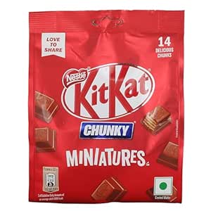Nestle Chunky Miniatures Kitkat, 147g : Amazon.in: Grocery & Gourmet Foods