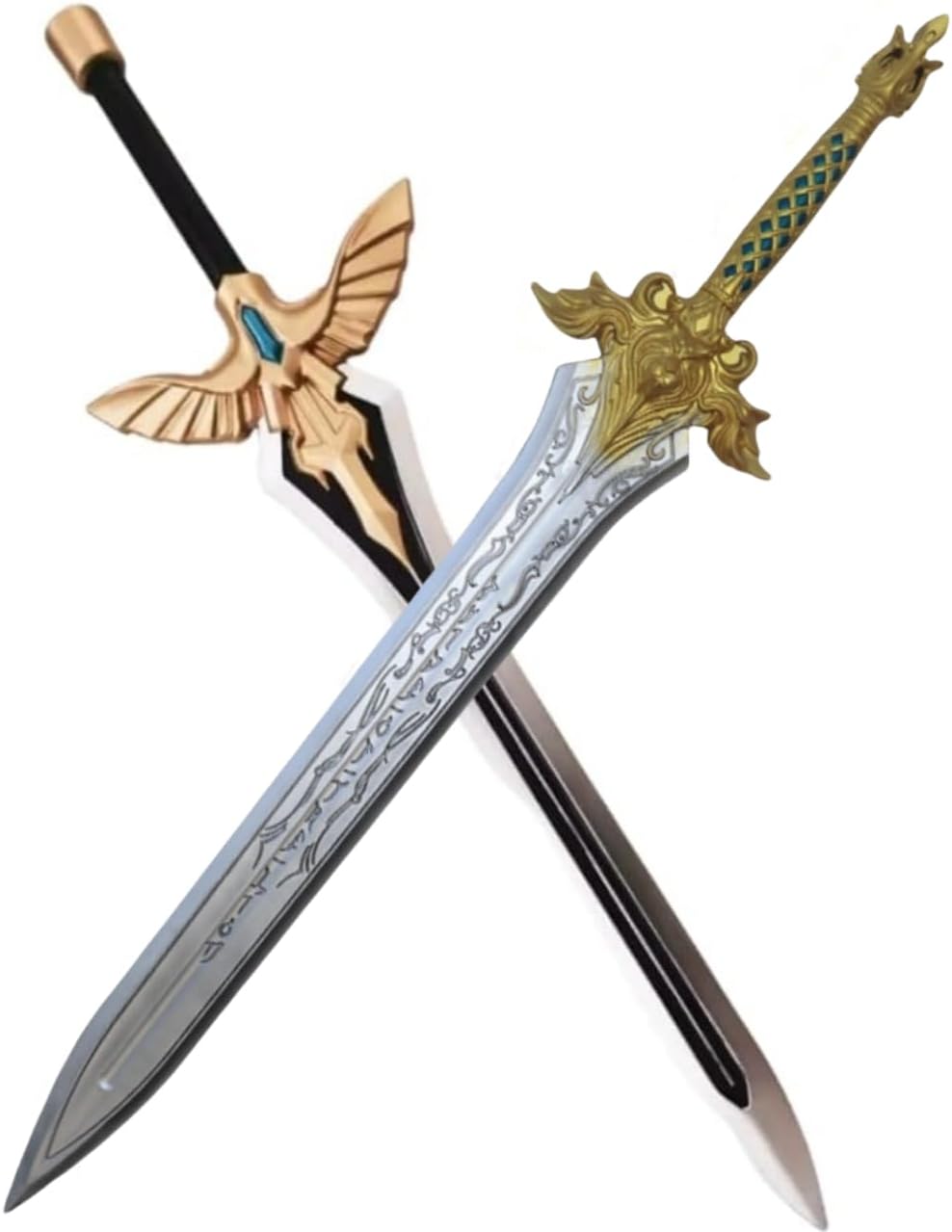 Amazon.com: damdos Halloween Prop Cosplay 32" Sword Gold King Lion ...