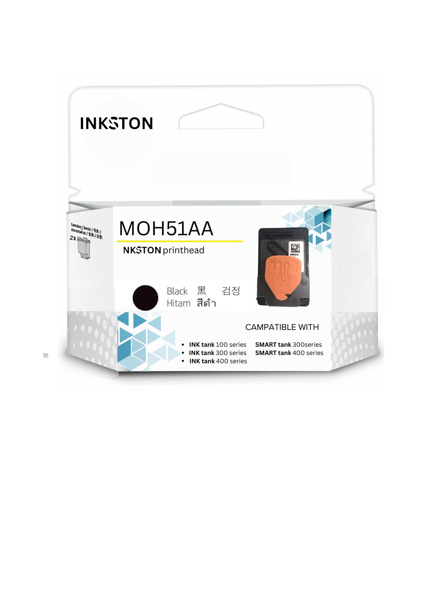INKSTON MOH51A (Black) PRINTHEAD Compatible with Printhead Ink Tank 100 ...