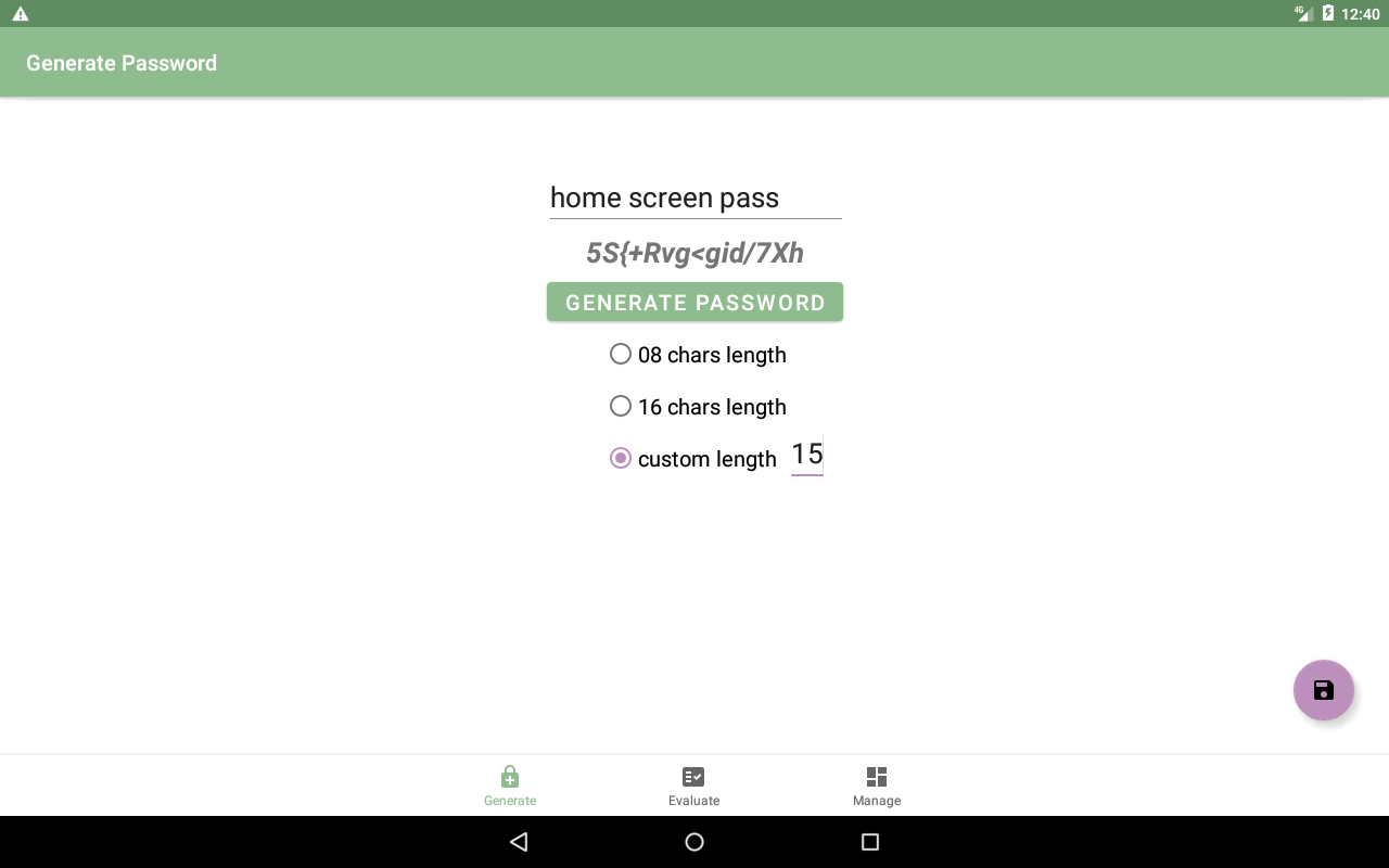 Password Creator Manager - App on Amazon Appstore