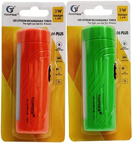 Buy PLSUPREME PL-006 3 Watt Rechargeable Torch with Charger with ...