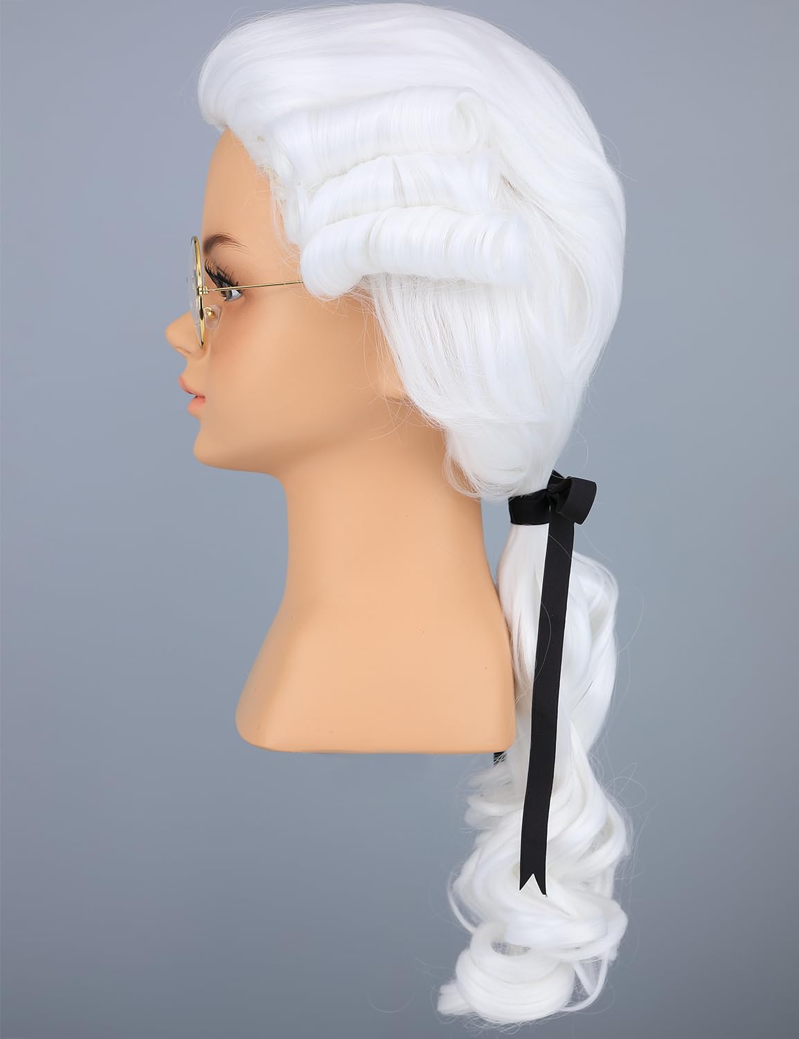 Snapklik.com : Morvally Kids Colonial Judge Wig And Glasses 18th ...