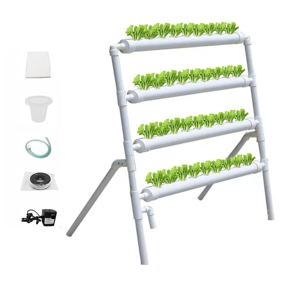 Amazon.com: INTBUYING PVC Hydroponics Growing System, 36 Sites 4 Pipes ...