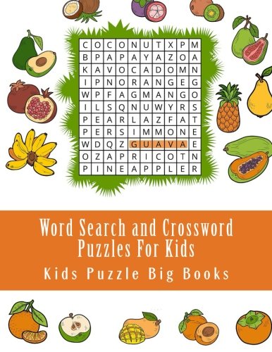 Word Search and Crossword Puzzles For Kids: Hidden Words and Color ...