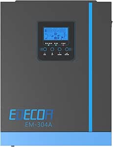 EDECOA 3000 W Hybrid Inverter 48 V to 220 V 230 V 3KVA/3000 W Solar Charger MPPT 40 A Pure Sine ...