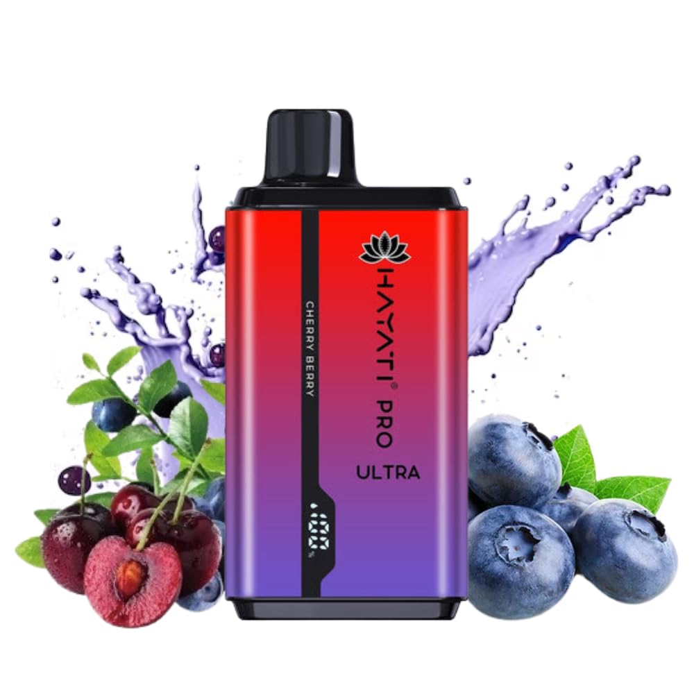 Hayati Pro Ultra 15000 Puffs Disposable Vape, 15k Long Lasting Fruit ...