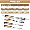 4 Pieces Wood Chisel Set, Chisel Round Curved Hollow Chisel Set, Carbon ...