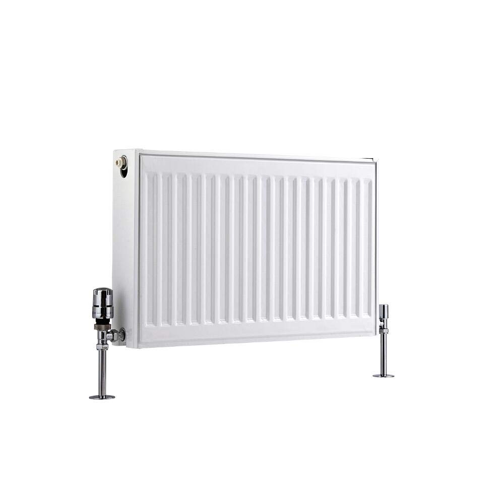 Milano Compact - Modern White Type 22 Central Heating Horizontal Double ...