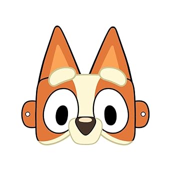 Buy THE BLU PARTY Bluey Theme Bingo Character Eye Mask with Baby Name ...