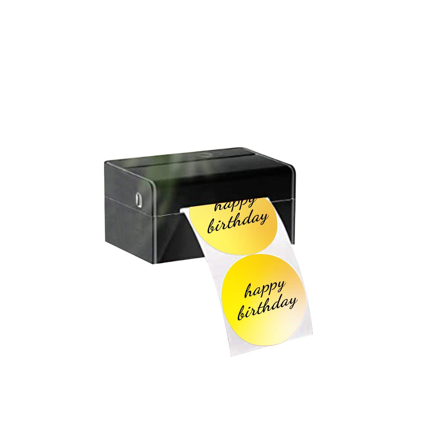 Snapklik.com : Yeachlaing 2 Inch Yellow Round Thermal Stickers, Self ...