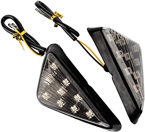 ELEPHANTBOAT Set of 2 Universal Triangle Motorcycle Bike Indicator ...