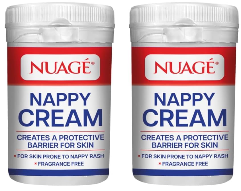 x2 125g each Baby Nappy Cream 125g x 2 Pack Fragrance-Free Barrier ...