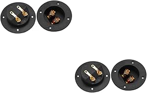 Amazon.com: 4 Pcs Speaker Rear Panel Wiring Terminals Car Plug Car ...