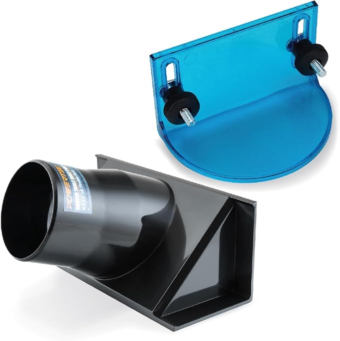 Amazon.com: POWERTEC 70406 Router Table Dust Port and Router Bit Guard ...